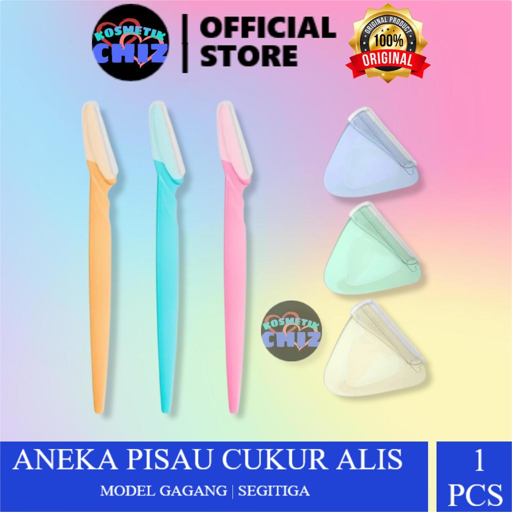 Jual Aneka Alat Pencukur Alis 1 PC - Pisau Cukur Alis / Pengerok Alis ...