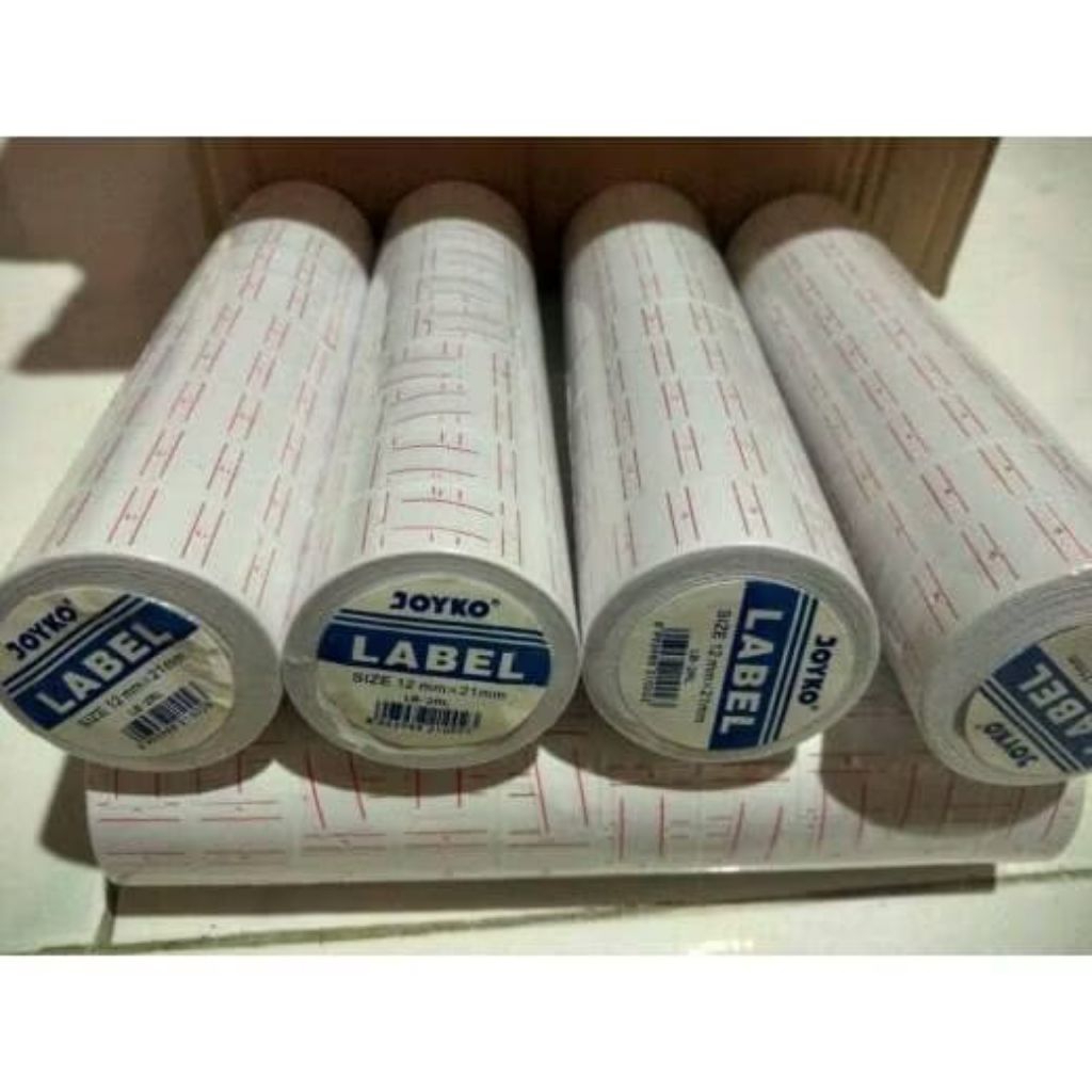 Jual (1 SLOP ISI 10 ROLL) Kertas Label Harga / Price Label JOYKO 1 Line ...