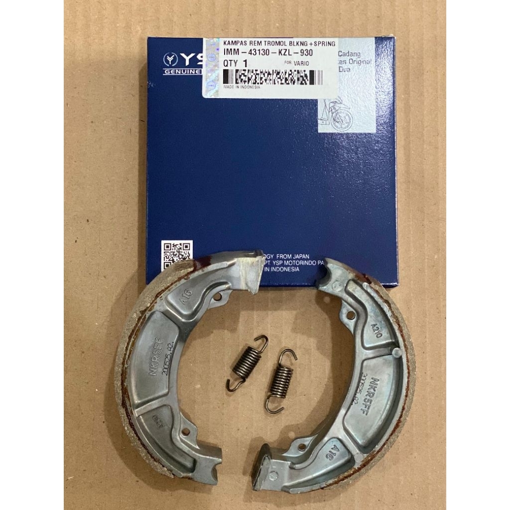 Jual ORIGINAL YSP KAMPAS REM TROMOL (KOTAK) (harga per 3 set) Vario 110 ...