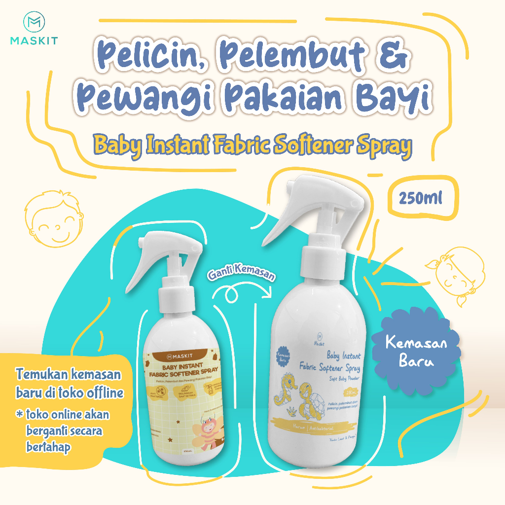 Jual Baby Fabric Softener Spray Pelembut Pewangi Setrika Baju Bayi ...