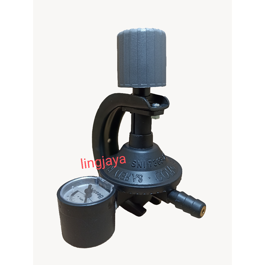 Jual Regulator Gas Destec COM-U12RM Meter Kepala Regulator Gas LPG ...