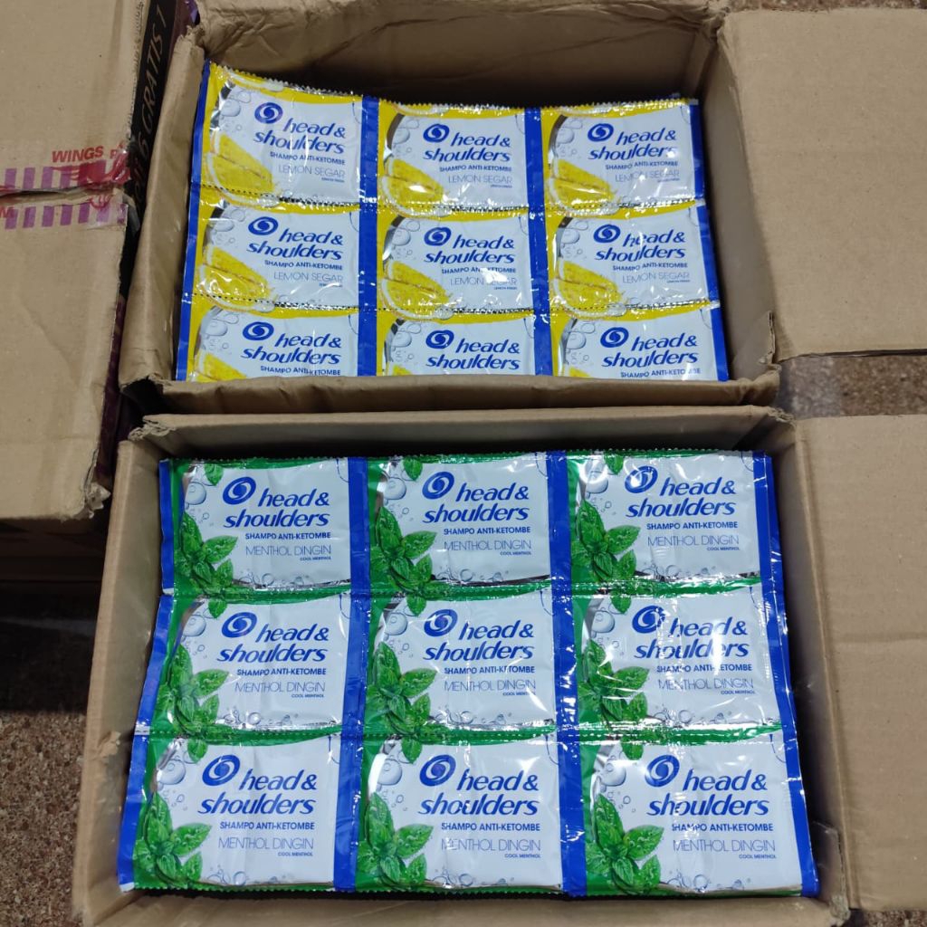 Jual Sampo Head & Shoulder 10gr 1dus Isi 504pcs Mix/Random Shampo ...