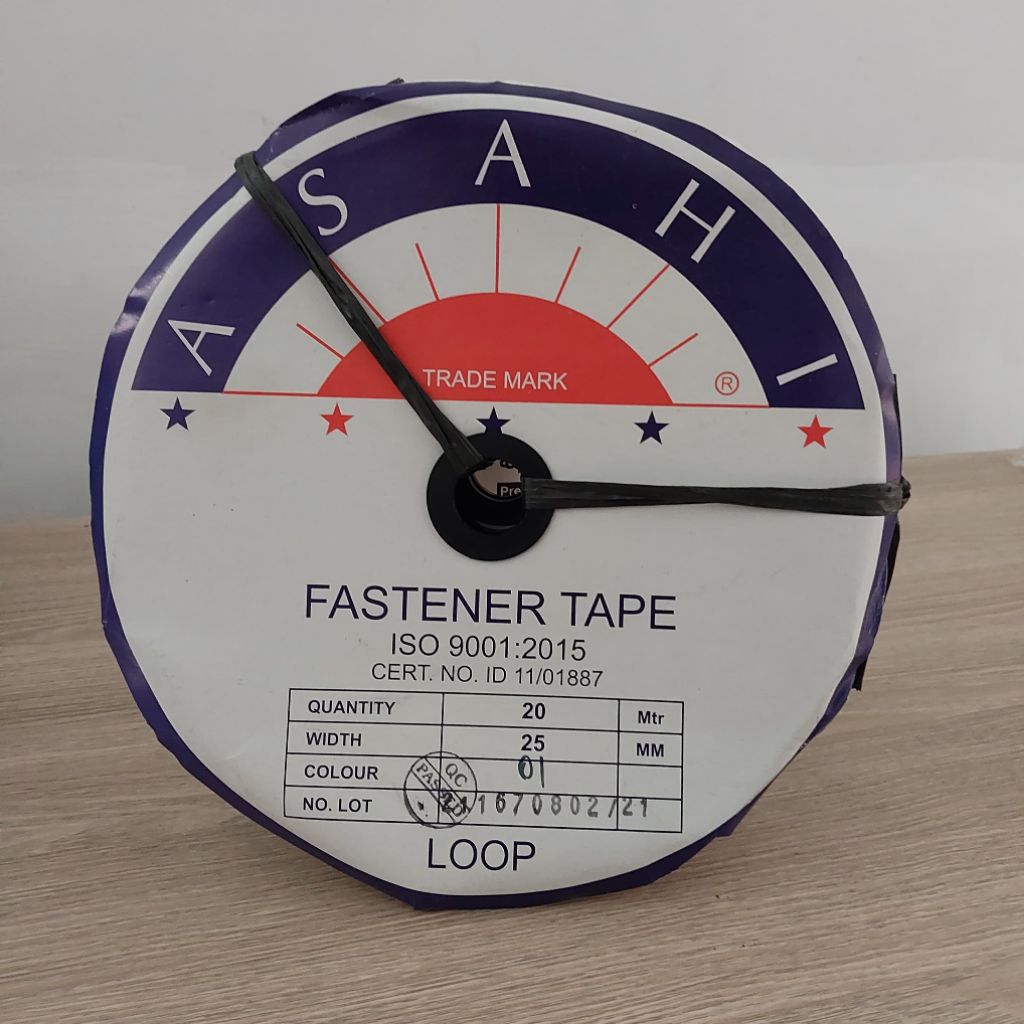 Jual Velcro Perekat Kasar Halus Merk Asahi Magic Tape Lebar 25 mm ...