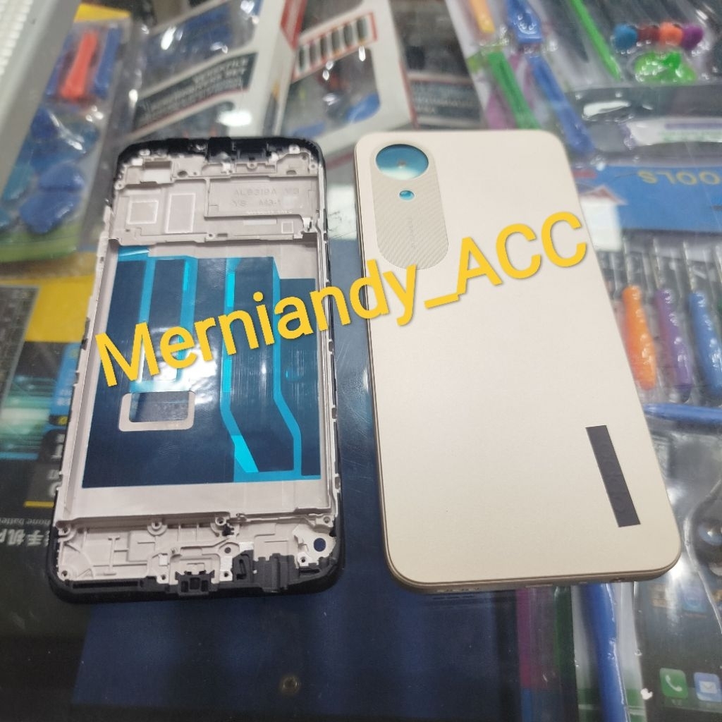 Jual Cessing kesing Hausing fullset Frame Lcd Oppo A17K CPH2471 Backdor ...