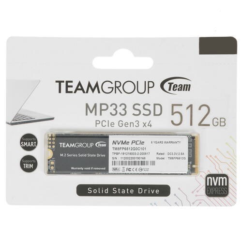 Jual SSD Team M.2 NVME MP33 512GB GEN3X4 | Shopee Indonesia