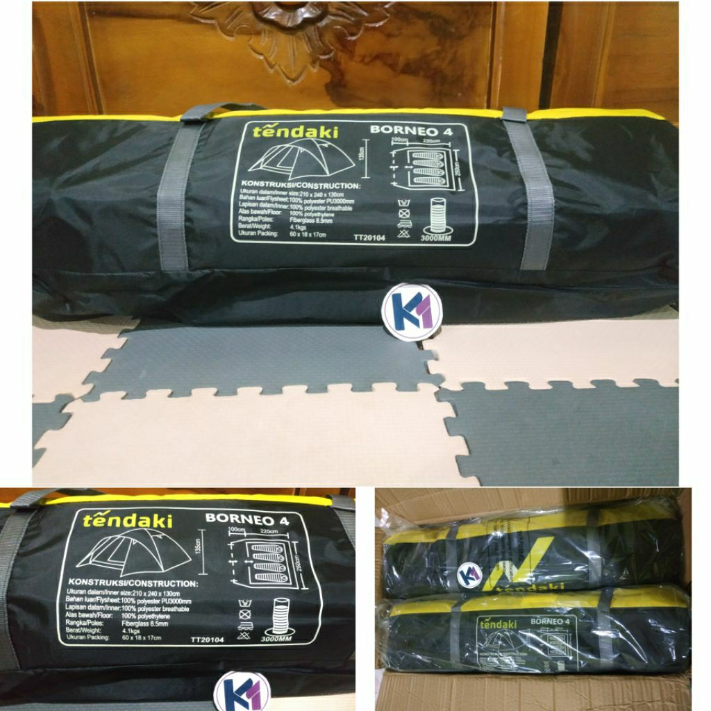 Jual Tenda Gunung Outdoor Tendaki Borneo4 dan lain | Shopee Indonesia