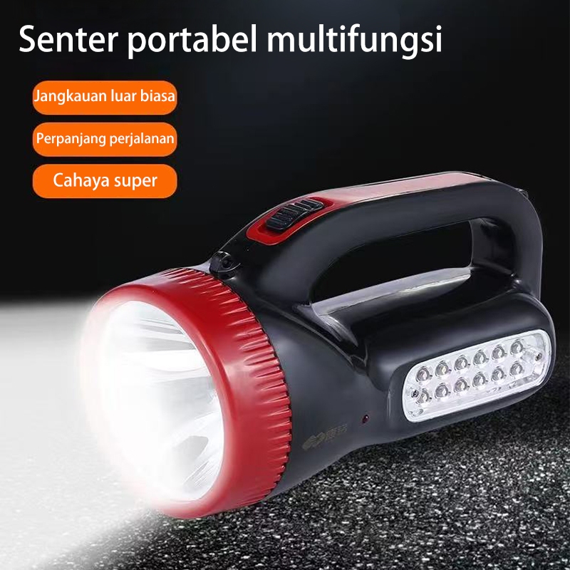 Jual Senter LED Super Terang Dua Warna Tahanama1000 Lumens Senter Tahan ...
