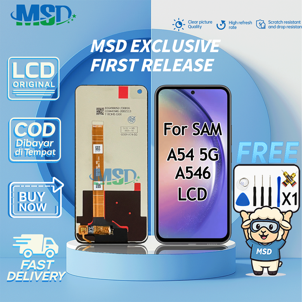 Jual LCD For SAMSUNG A54 5G/A546 UNIVERSAL FULLSET Touchscreen LCD HP ...