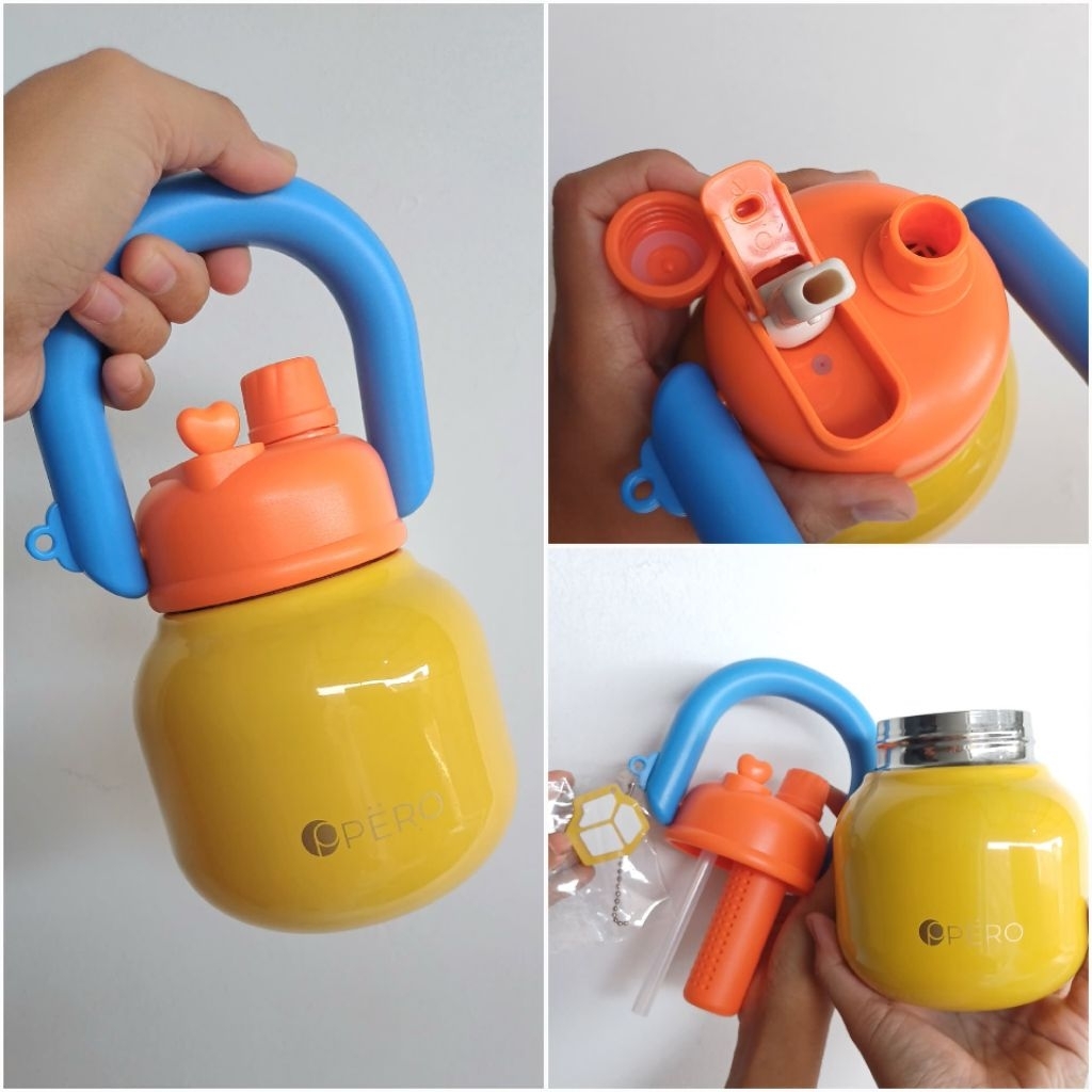 Jual Cole Tumblr by PERO 600ml warna kuning botol minum kekinian ...