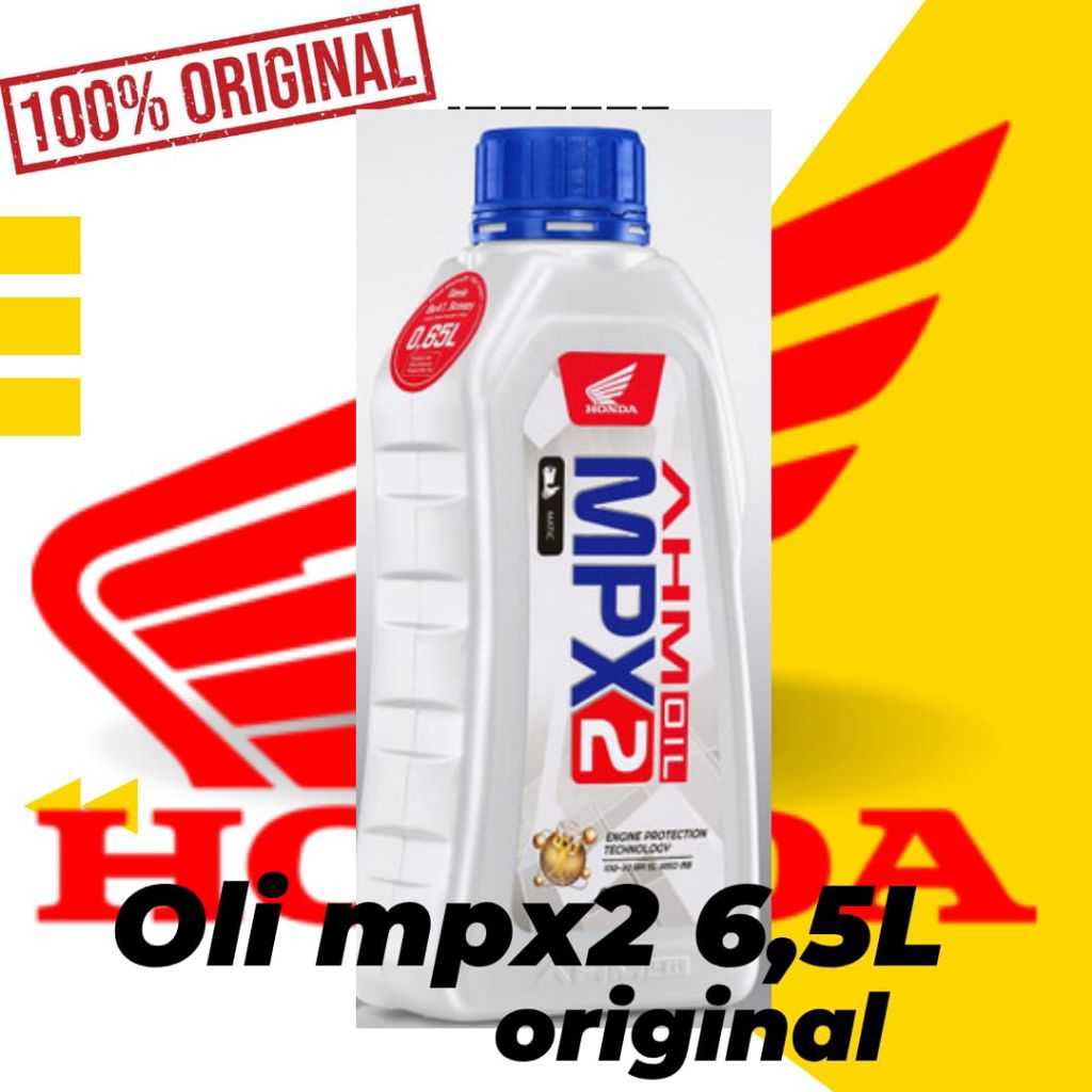 Jual oli mpx2 6,5L/650ml kemasan terbaru untuk motor matic LED terbaru ...
