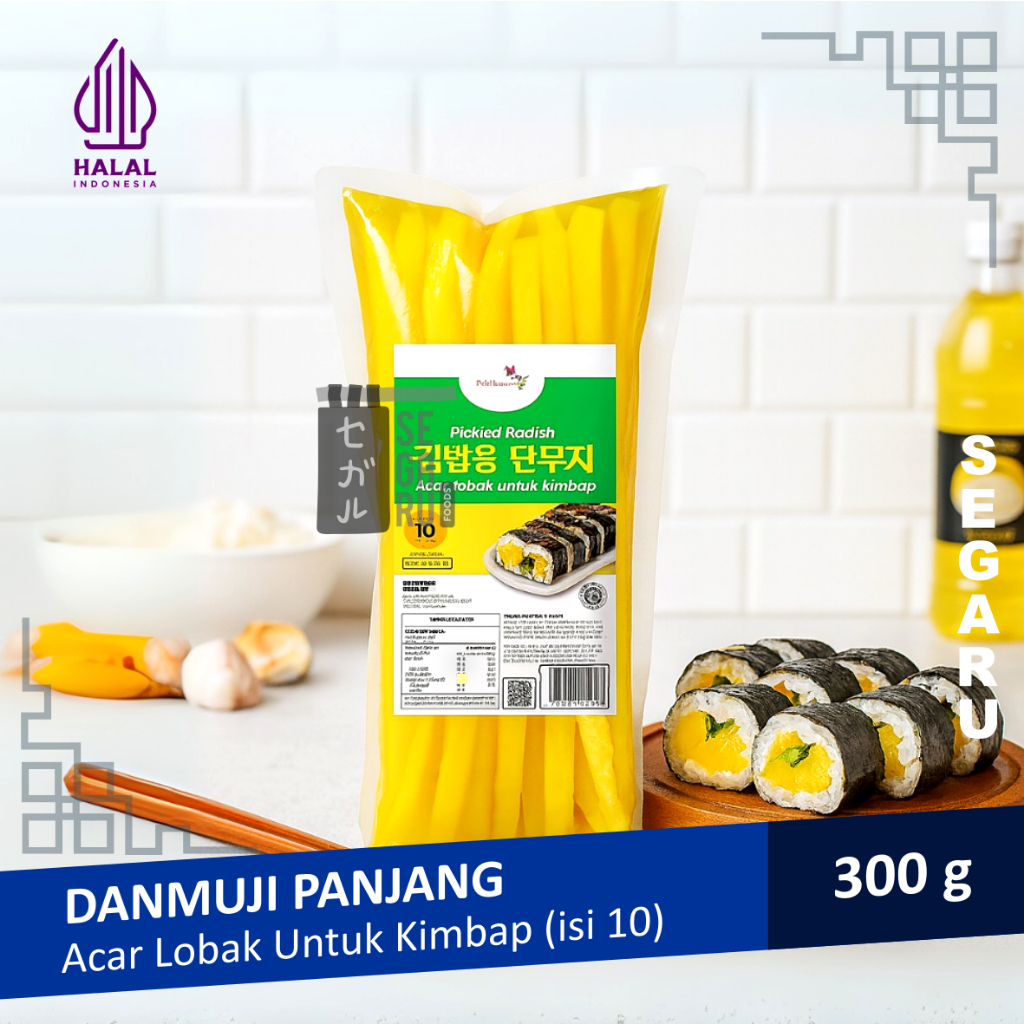 Jual Danmuji Kimbap Acar Lobak Kuning Korea Halal | Takuan | Isian ...