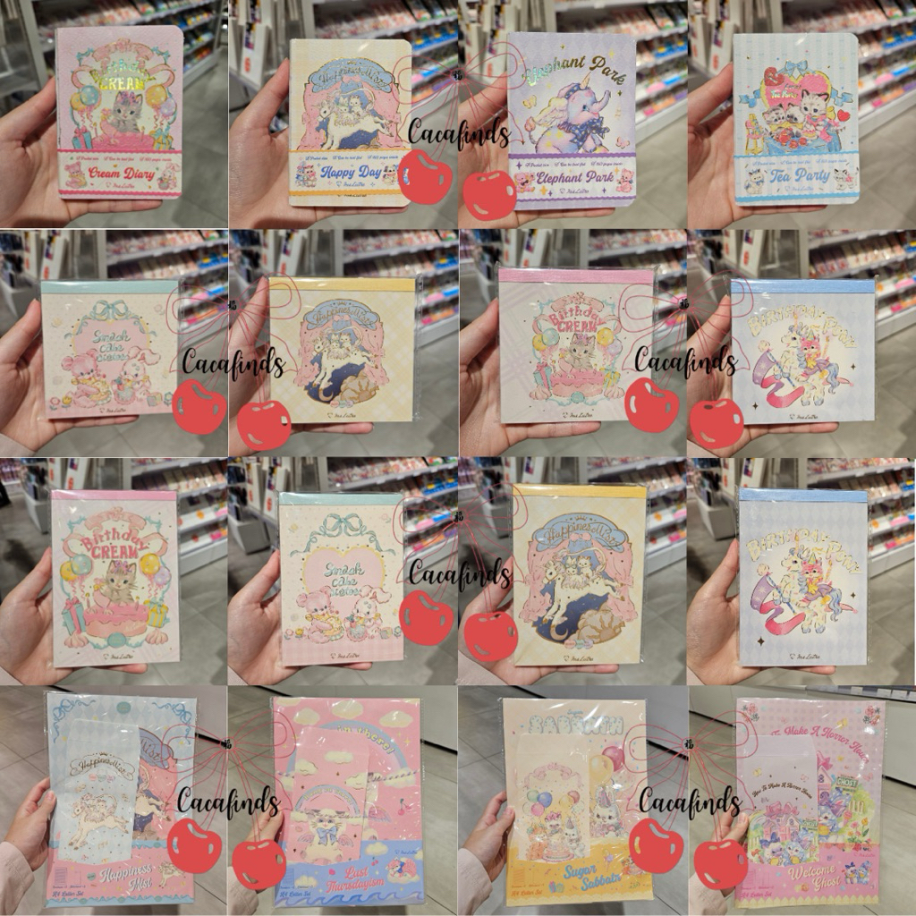 Jual OHSOME x Ms Lutra‼️Memopad / A4 Letter Set / Pocket Coil / Spiral ...