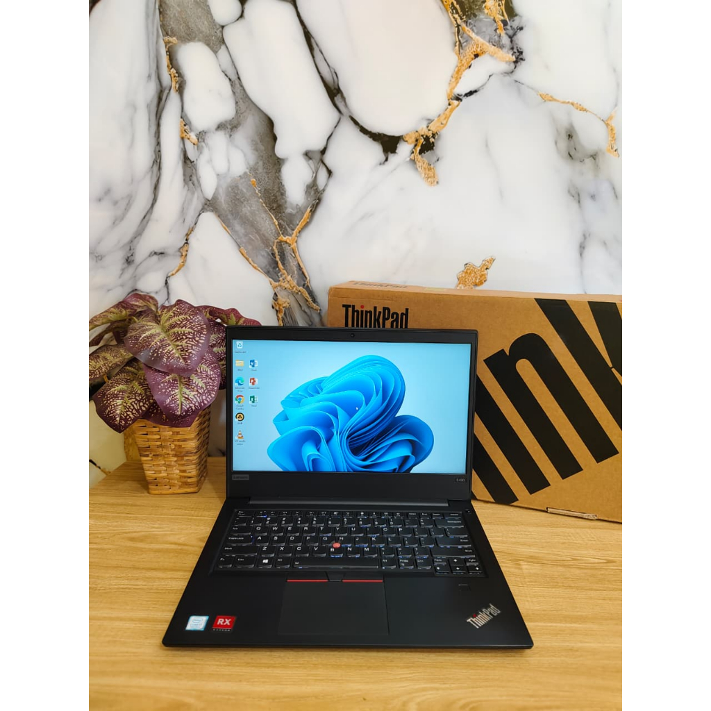 Jual Lenovo thinkpad e490 intel core i7 8565u ram 16gb ssd 128gb hdd 1Tb radeon RX 550x share ...