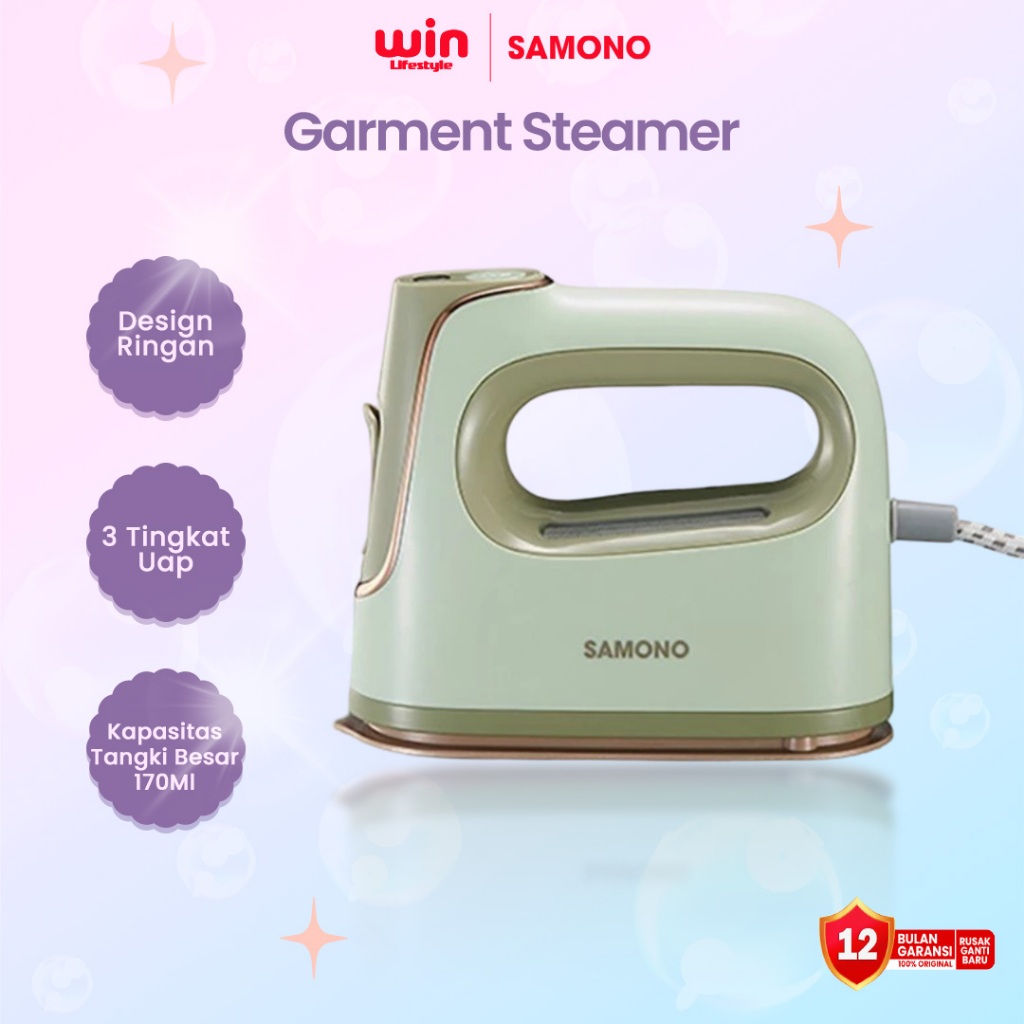 Jual Samono Alat Uap Pakaian 1000 Watt Setrika Basah Dan Setrika Kering ...