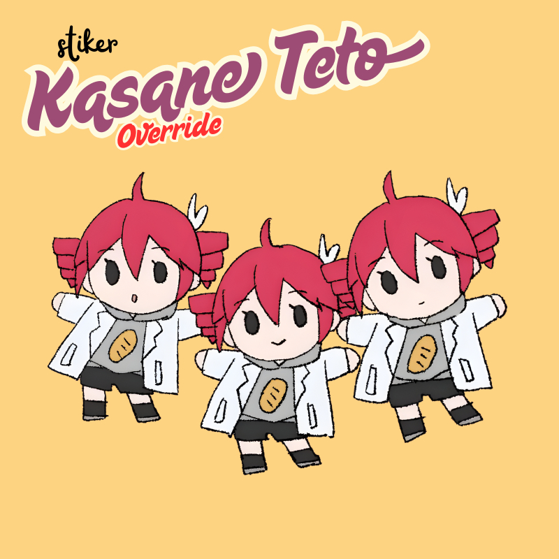 Jual Stiker Kasane Teto Vocaloid Science Vinyl Glossy Anti Air Stiker ...