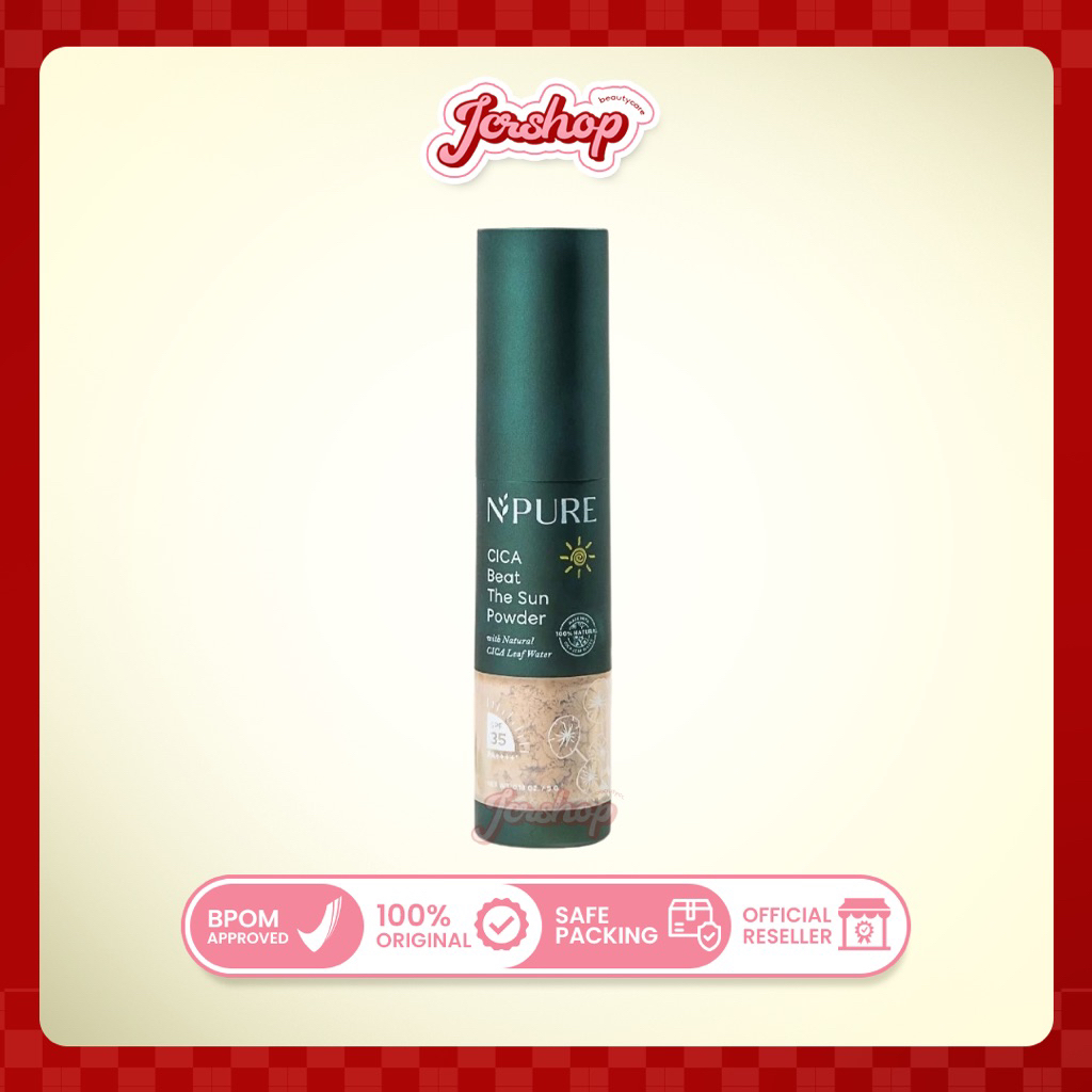 Jual NPURE Cica Beat The Sun Powder SPF 30 UVA/UVB 5gr | Shopee Indonesia