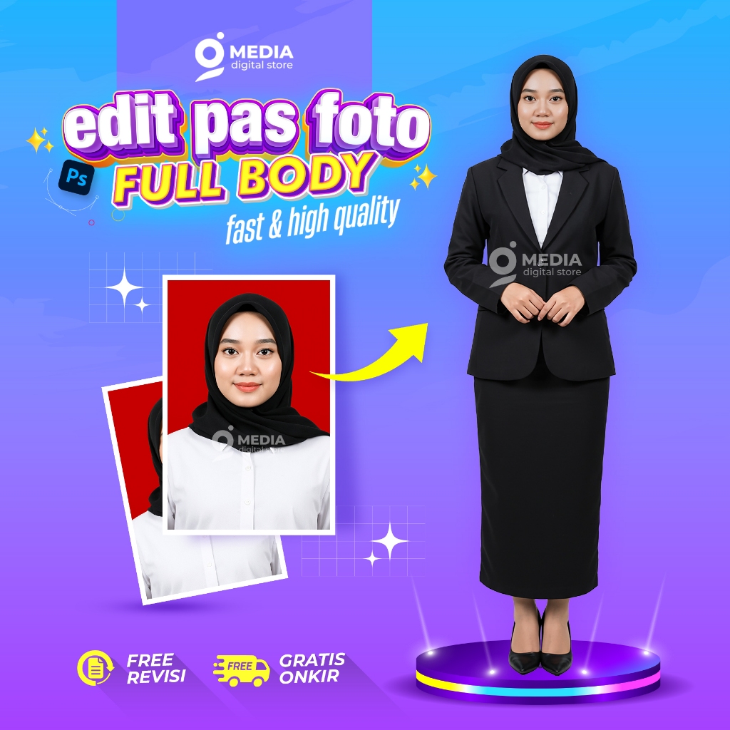 Jual Edit Pas Foto Full Body Fast & High Quality | Shopee Indonesia