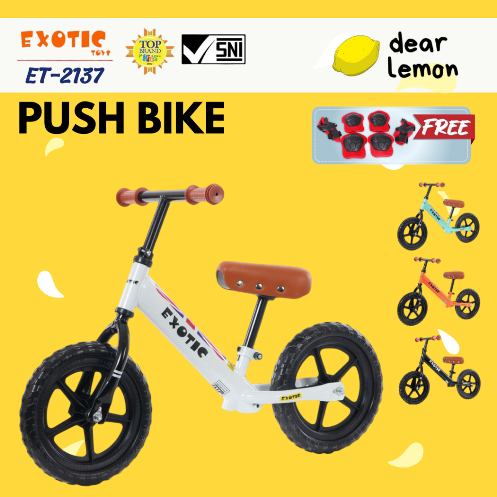 Jual [PUSH BIKE] BALANCE BIKE SEPEDA ANAK TANPA PEDAL MERK EXOTIC ...