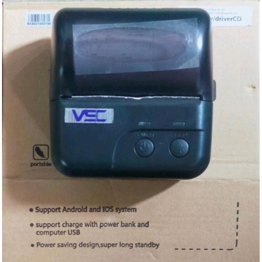 Jual Printer Bluetooth Portabel Thermal Printer 80mm Barcode Mini USB ...