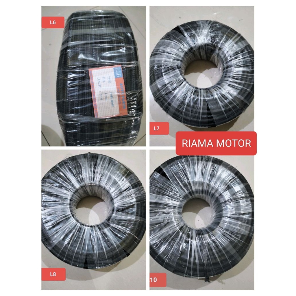 Jual (50meter) SELANG MINYAK, BENSIN, SOLAR RAJUT LUAR UKURAN 6MM, 7MM ...