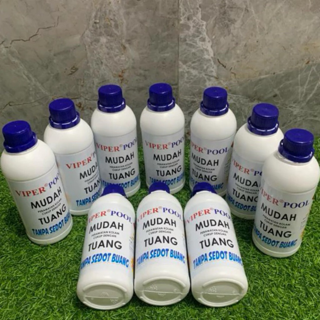 Jual Obat Penjernih Air Kolam Renang Viper Pool Cairan Pembersih Air ...