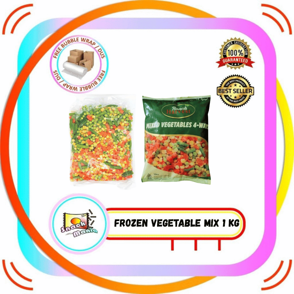 Jual Aviko Vegetable Mix 4 Way 1 Kg Sayuran Beku Jagung Wortel Kacang ...