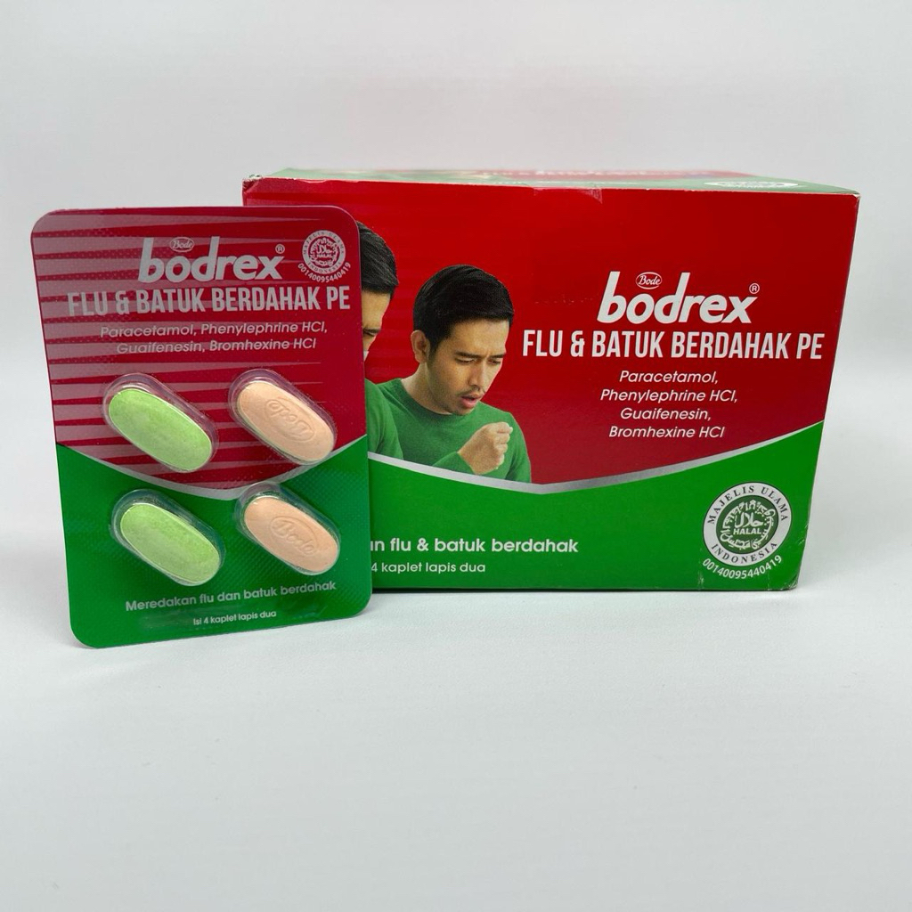 Jual bodrex flu dan batuk berdahak BOX isi 25 strip | Shopee Indonesia