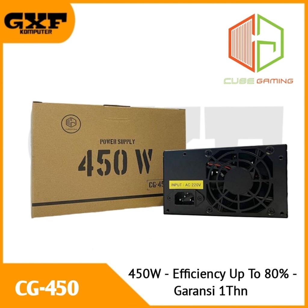 Jual Cube Gaming CG-450 450W - Efficiency Up To 80% | Shopee Indonesia