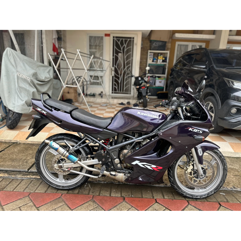 Jual Kawasaki Ninja rr old 2010 rare ungu sesuai surat | Shopee Indonesia