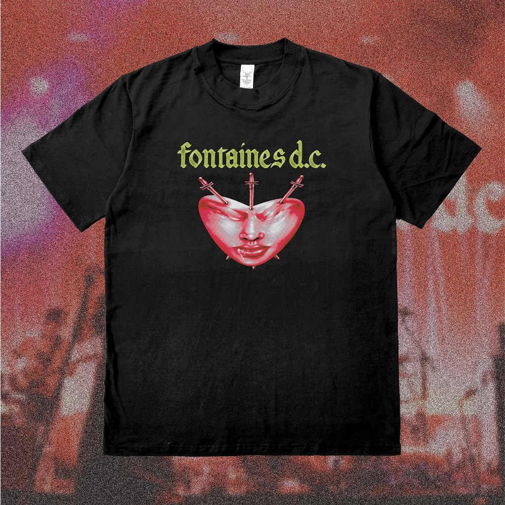 Jual Fontaines DC Heavyweight 16s - Kaos Band Merch Heavy Cotton Combed ...