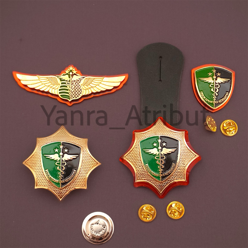 Jual Pin Dokpol / Wing Dokkes / Tanjab Dokes Dokter Kesehatan Polri ...
