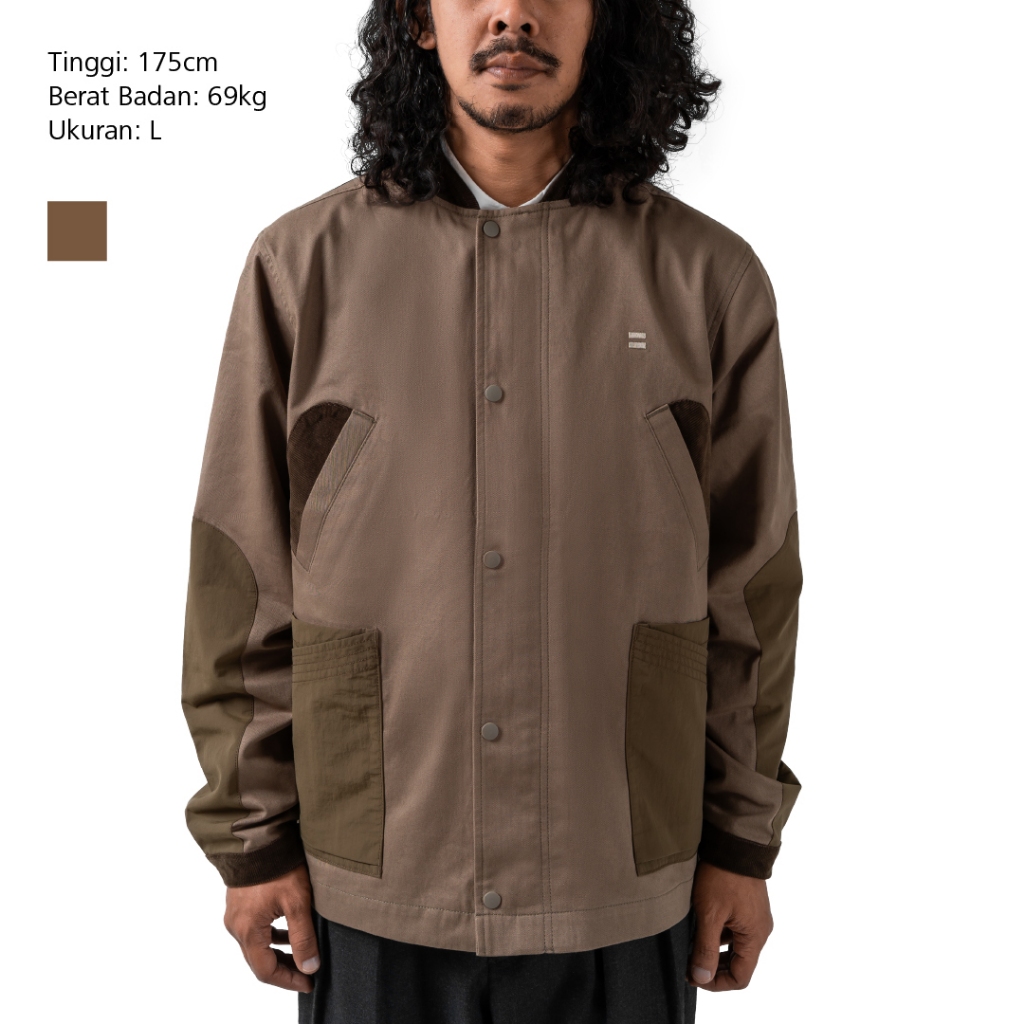 Jual Bodypack Trunks Crew Neck Jacket Hangout Pria Casual Harian ...