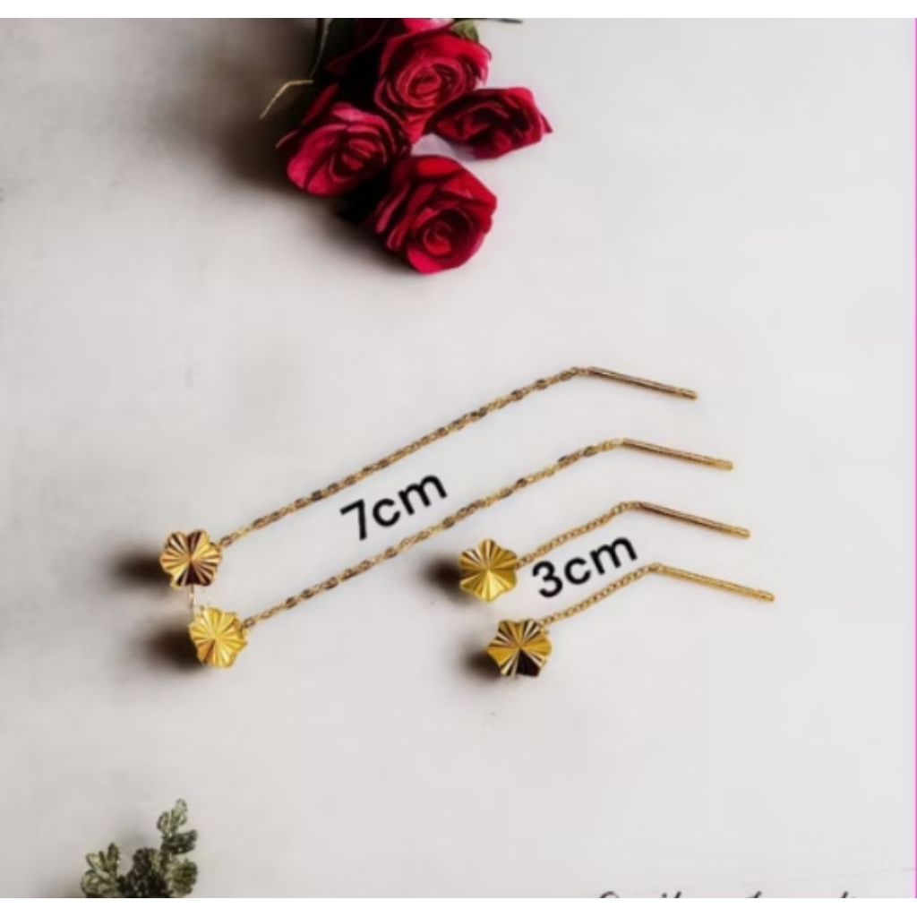 Jual anting titanium bunga | Shopee Indonesia
