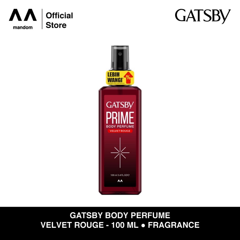 Jual GATSBY Prime Body Perfume Spray Velvet Rouge | Shopee Indonesia