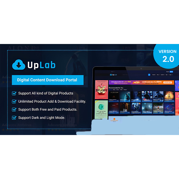 Jual Source Code Aplikasi UpLab v2.0 – Portal Unduhan Konten DigitaI | Shopee Indonesia