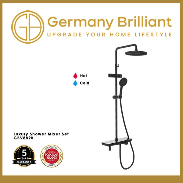 Jual Germany Brilliant Shower Tiang Set Column Keran Mandi Kran Air ...