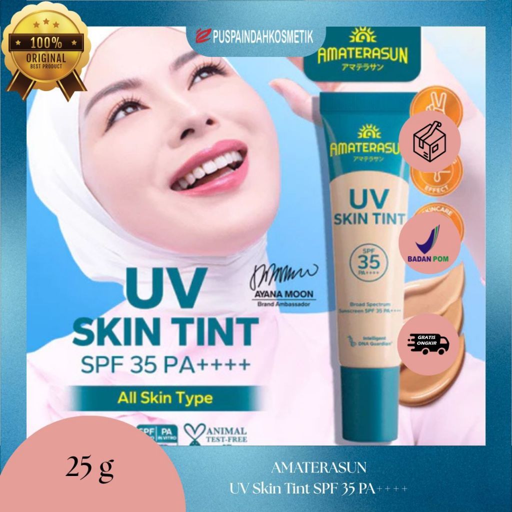 Jual Amaterasun UV Skin Tint SPF 35 PA++++ 25gr | Shopee Indonesia