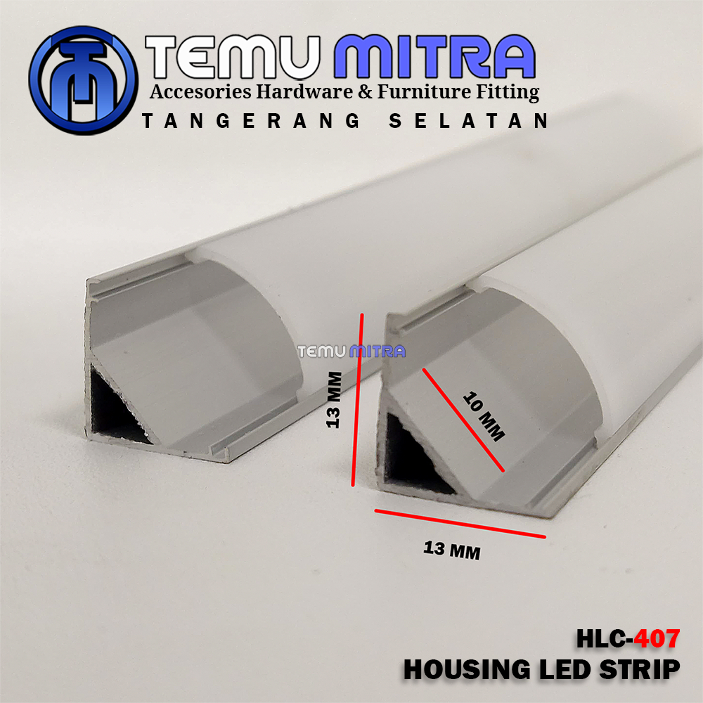 Jual Rumah Lampu Led Strip 407 Sudut, Housing led strip 1 meter, RUMAH ...