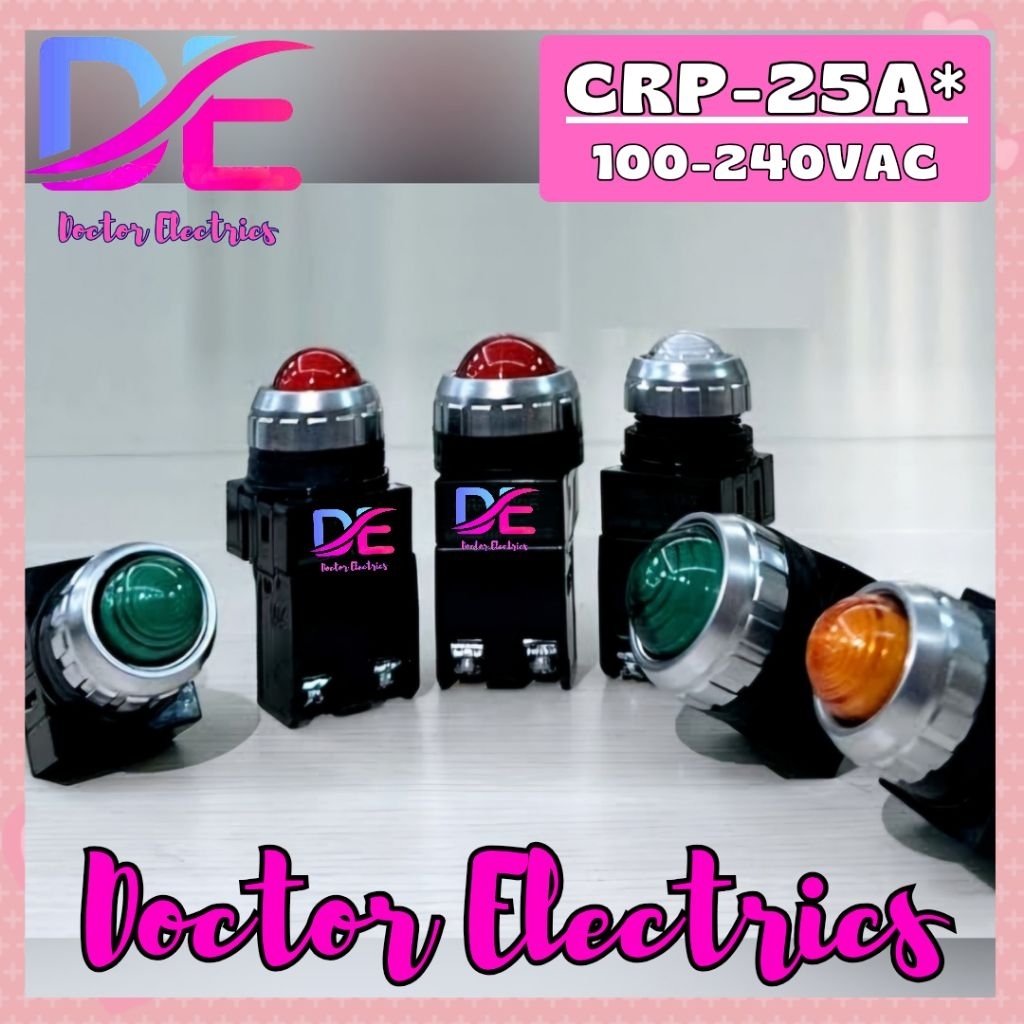 Jual HANYOUNG NUX PILOT LAMP 25MM CR-252-2 -> NEW TYPE : CRP-25AG CRP ...