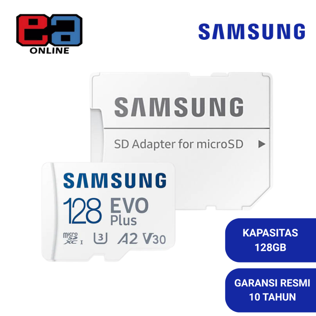 Jual Samsung Micro SDXC Evo Plus Up to 160MB/s Class 10 - 128GB ...