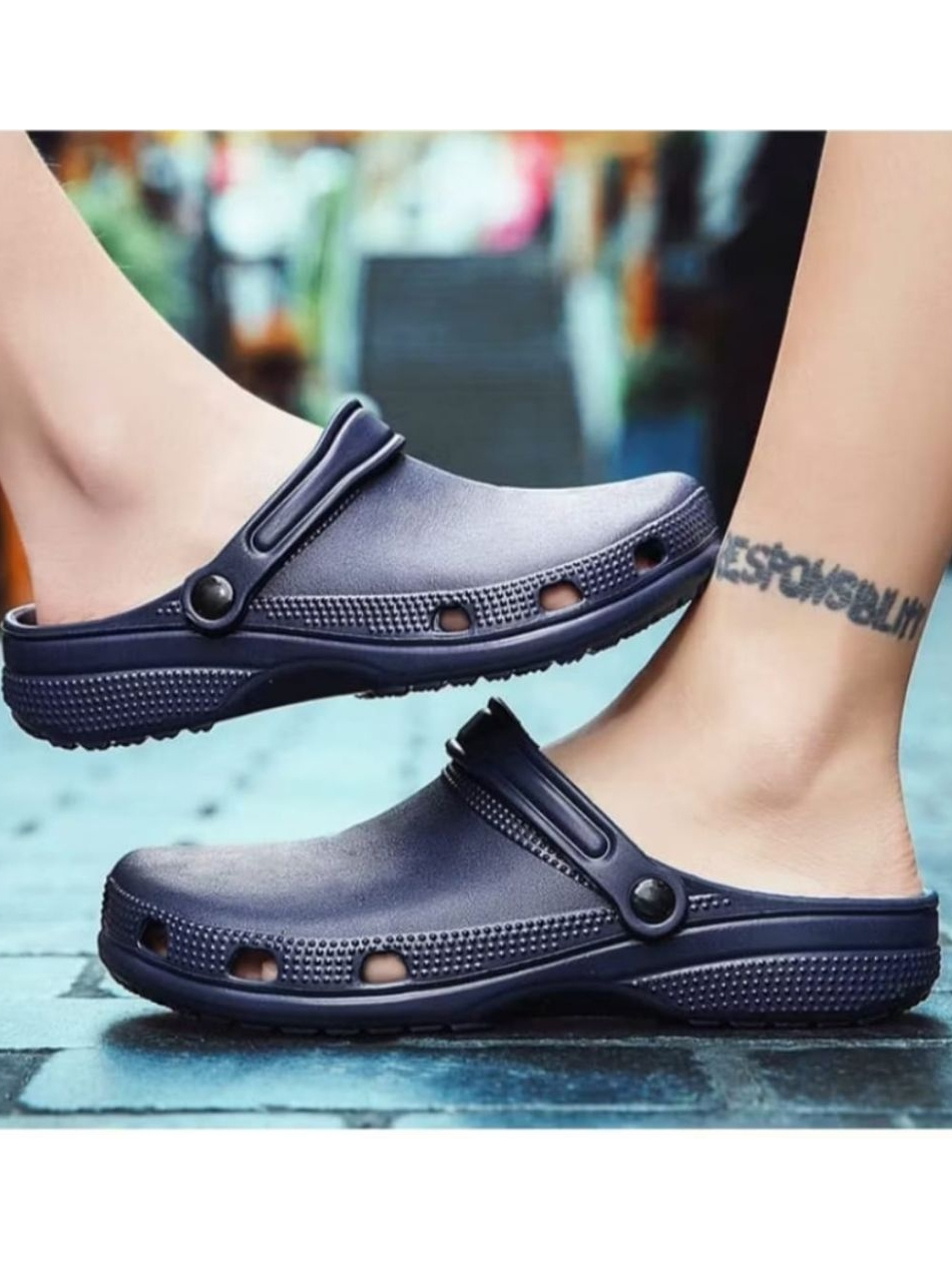 Jual Sandal Baim Polos Unisex / Sandal Kodok / sandal clog Size 36-44 ...