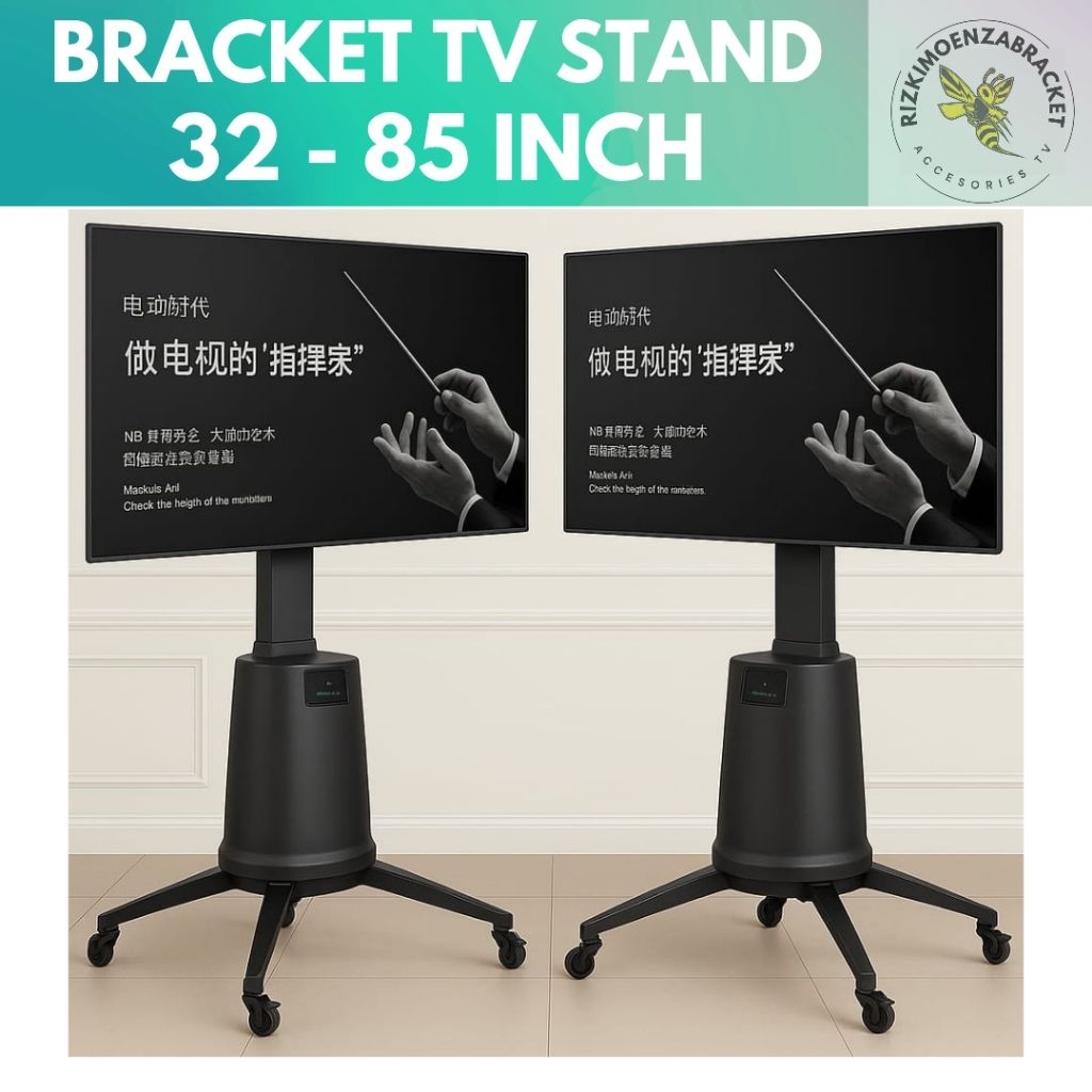Jual Bracket Braket TV LED LCD Stand Electric Adjustable North Bayou TV ...