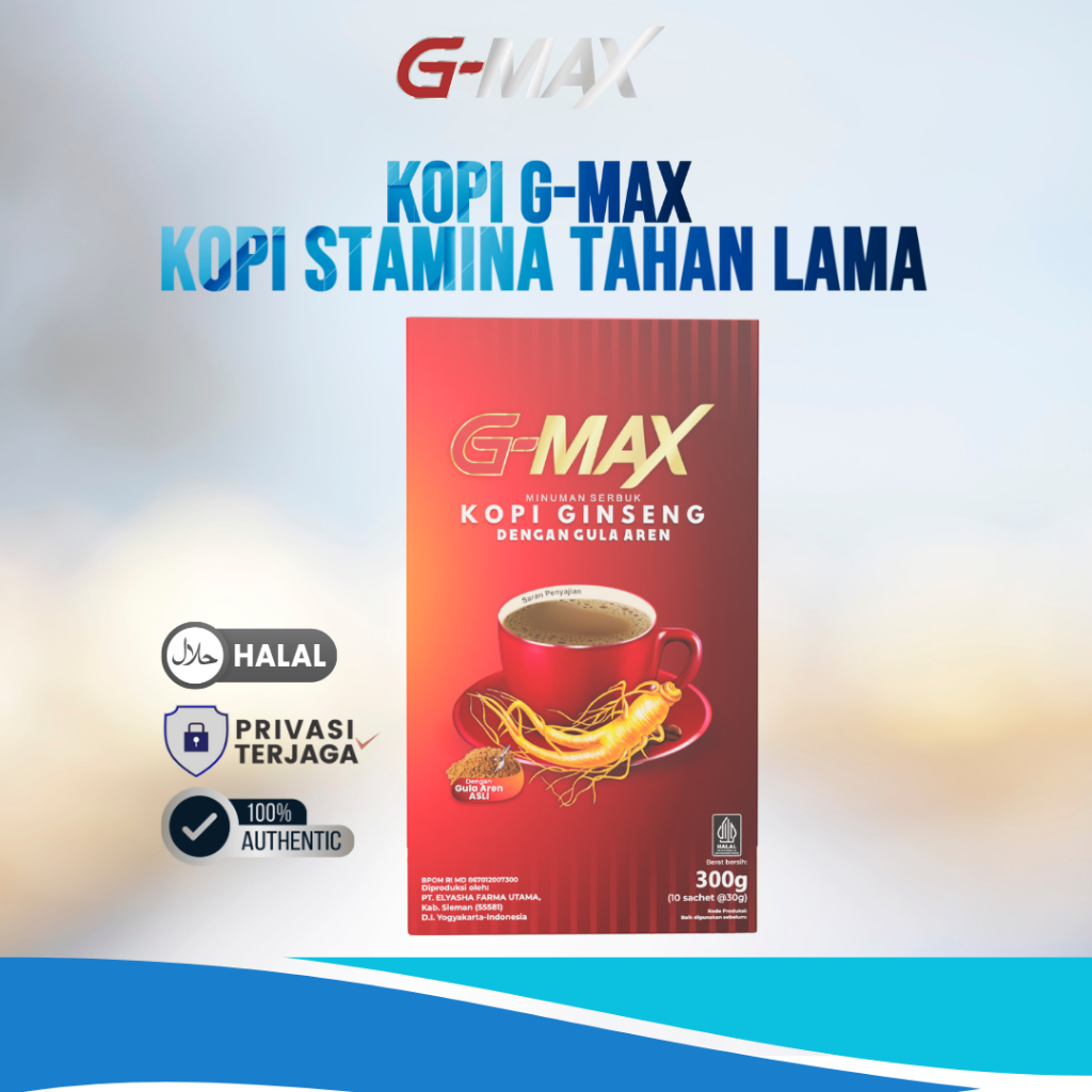 Jual G-max Original Kopi Stamina Pria Lebih Tahan 1 Saset | Shopee ...