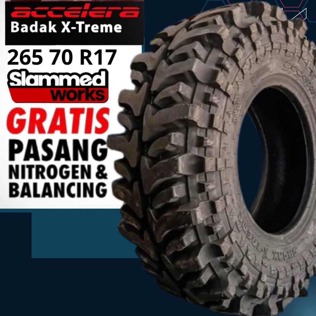 Jual Ban Accelera Badak X-trime R17 265 / 70 Ban Mobil Off Road Cocok ...