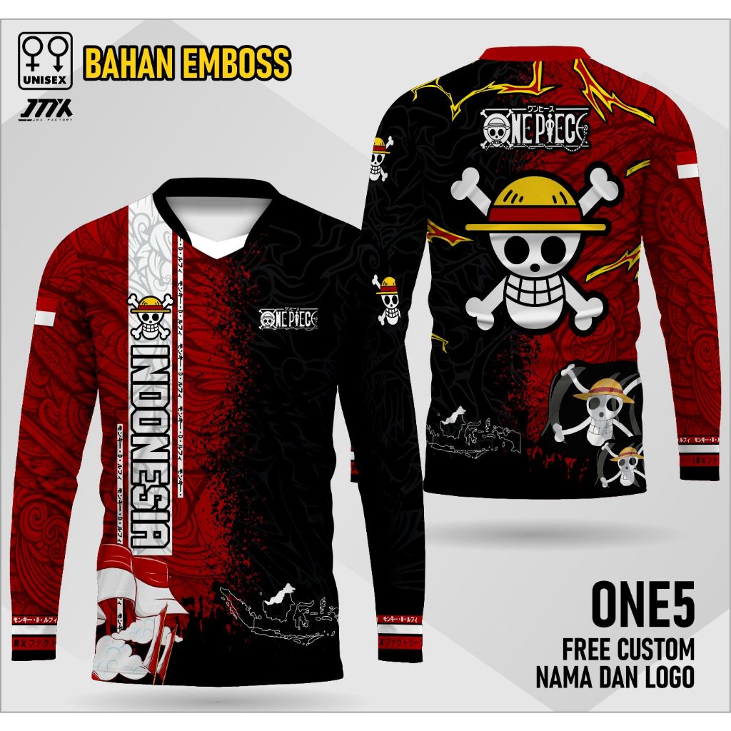 Jual jersey kemerdekaan indonesia one piece lengan panjang terbaru ...