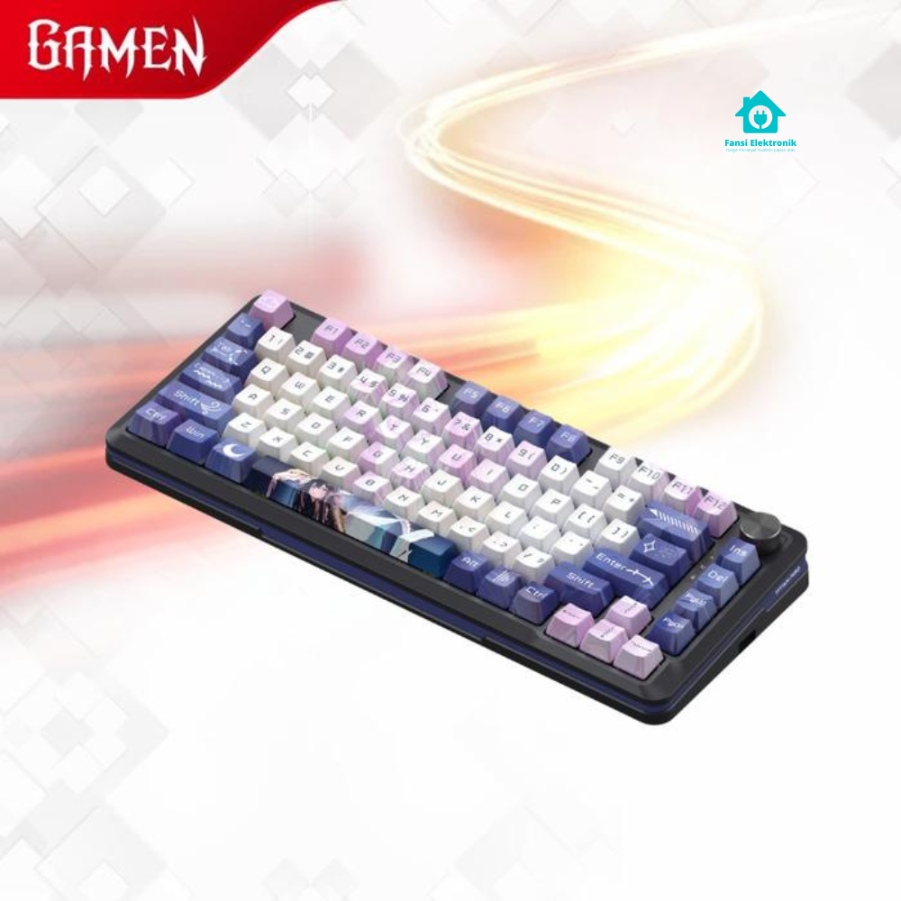 Jual GAMEN Titan Pro Gasket Mount Mechanical Keyboard 81 Keys 3 Mode ...