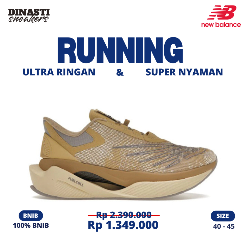 Jual Sepatu RUNNING X Stone Island TDS FuelCell Mens - Tan / Brown ...