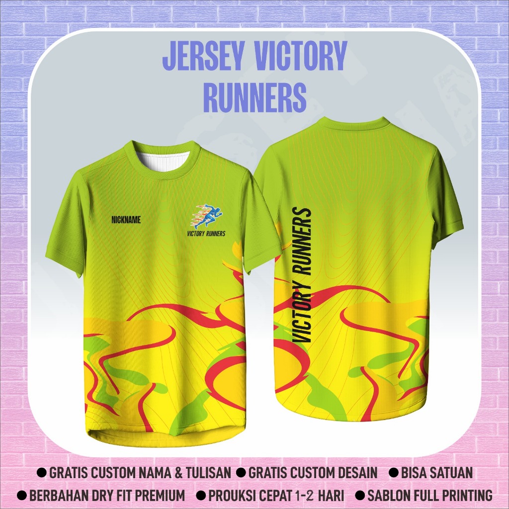 Jual JERSEY RUNNING DIGILAND RUN 2025 MARATHON, Free Custom Nama dan ...