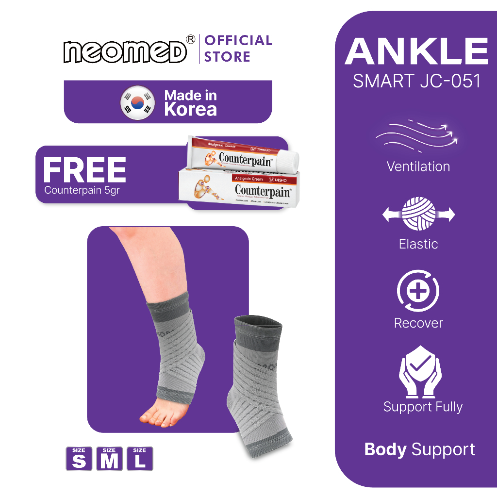 Jual NEOMED - Pelindung Pergelangan Kaki Ankle Smart Body Support JC ...