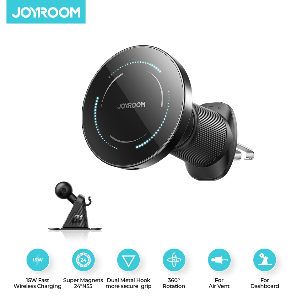 Jual (NEW LAUNCH) JOYROOM ZS502 Holder HP Mobil Wireless Charger ...